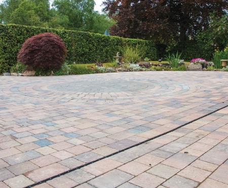 ACO HexDrain Brickslot discreet drainage in driveway | ACO Water ...