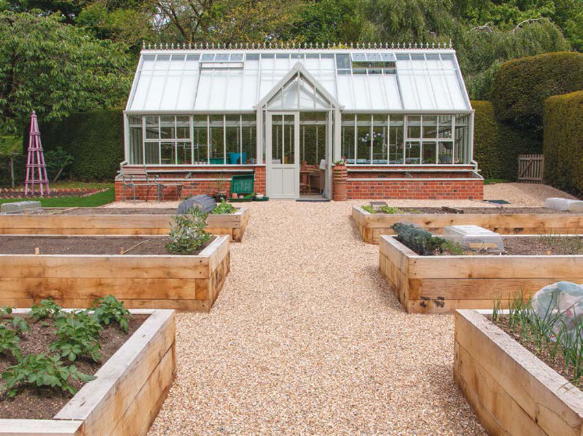 Ground reinforcement system for vegetable garden paths | Images