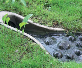 Sustainable drainage system - M5 Gloucester Gateway | ACO Water ...