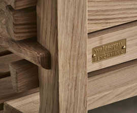 Chico contemporary FSC timber bench | Benchmark | ESI External Works