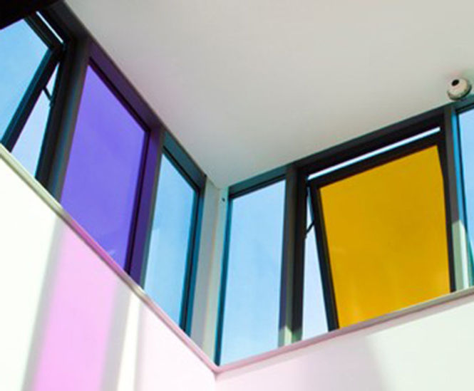 Rainbow coloured window films | Window Film Company UK