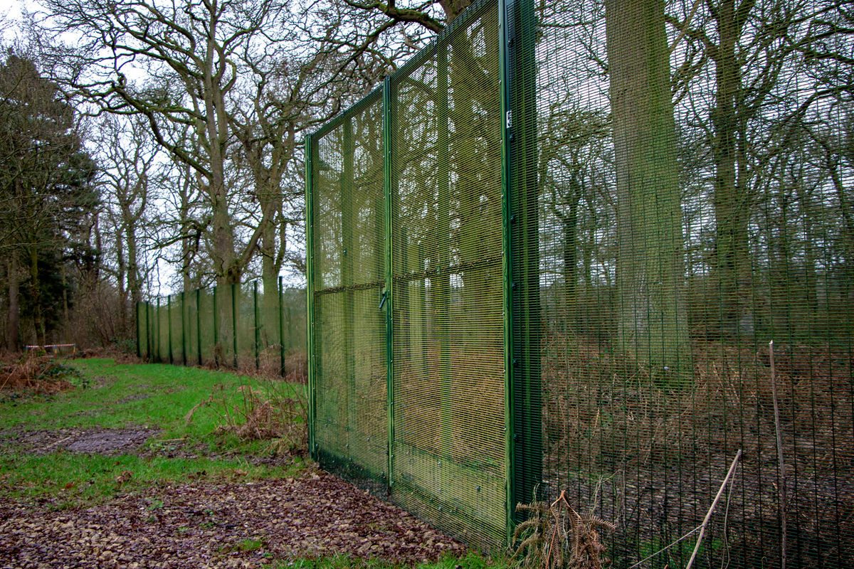 Secure fencing and gates protect forest research sites | Images