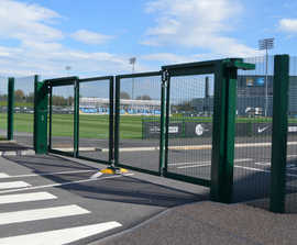 SpeedMaster™ bi-folding trackless speed gates | CLD Physical Security ...