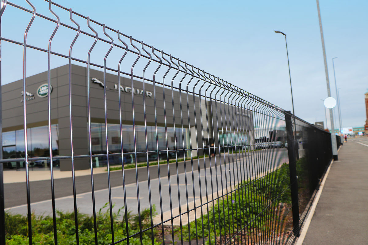 Images for Fencing and gates secure car dealership perimeter