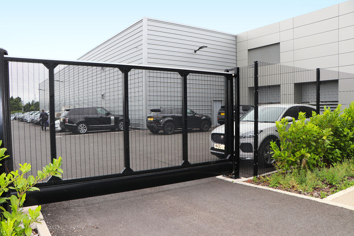 Images for Fencing and gates secure car dealership perimeter