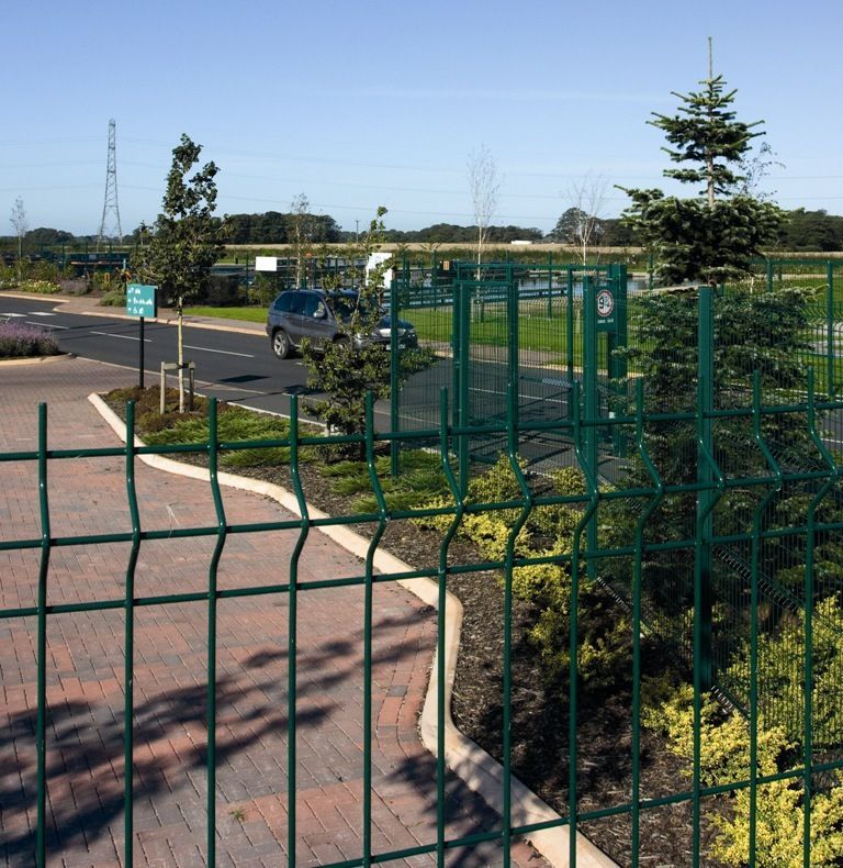 Images for Exempla™ profiled welded mesh panel fencing system