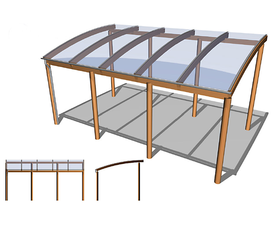 Bespoke timber canopy shelters | Setter Shelters | ESI External Works