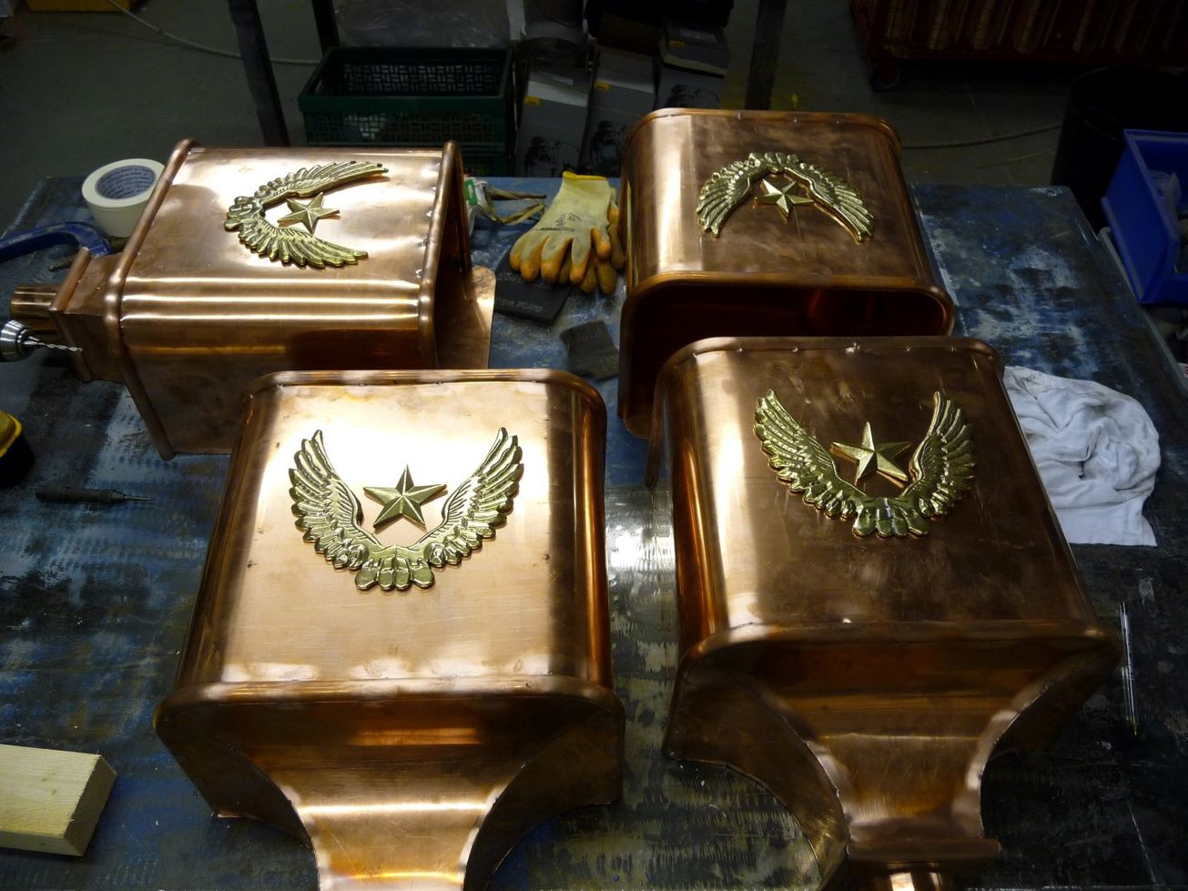 Copper downpipe and hidden gutters, stately home | Metal Gutta | ESI ...