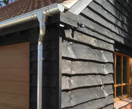 Stainless steel half-round gutter | Metal Gutta | ESI Building Design