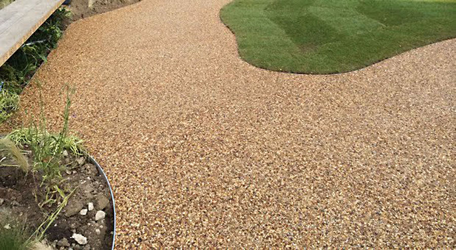 Terrabase Rustic resin bound porous surfacing | Addagrip Terraco | ESI ...