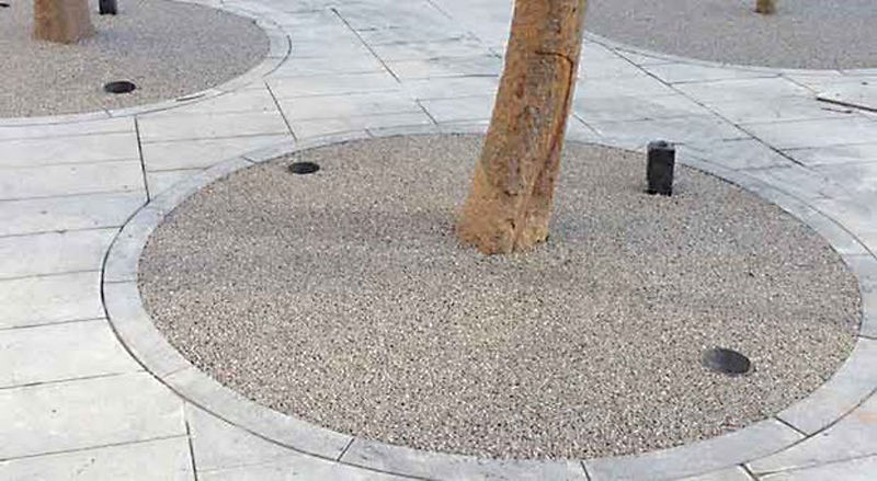 Addastone TP - porous resin bound tree pit surfacing system | Images