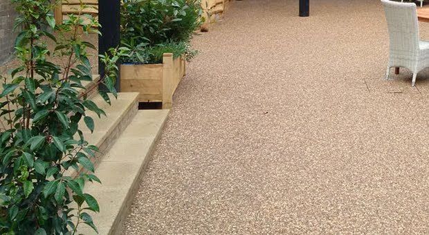 Resurfacing of outdoor seating area for public house | Images