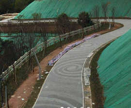 Light-emitting STARPATH surface for cycleway in China | Addagrip ...
