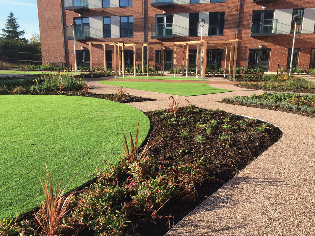 Terrabase Rustic resin bound porous surfacing | Images