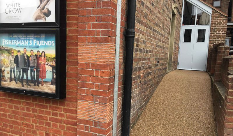 Images for Non-slip decorative surfacing for cinema access ramps