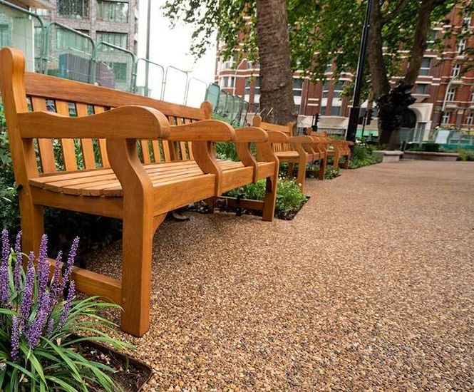 No-dig resin-bound pathways Christchurch Gardens, London | Addagrip Terraco