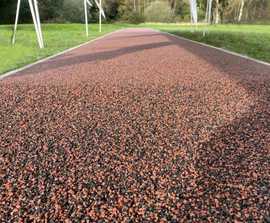 Terrabase Rustic resin bound porous surfacing | Addagrip Terraco | ESI ...