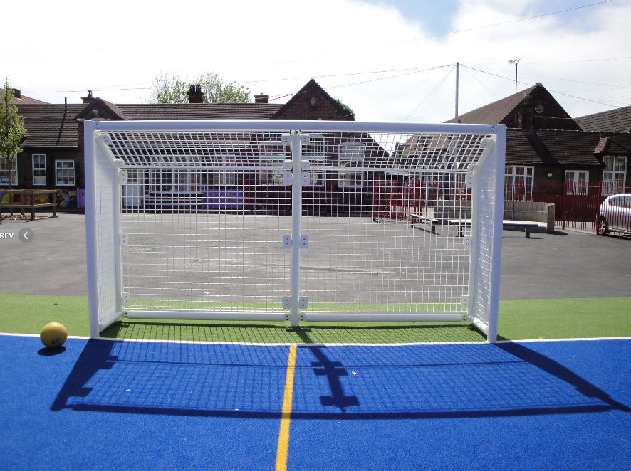 Steel MUGA goals and fencing | Images