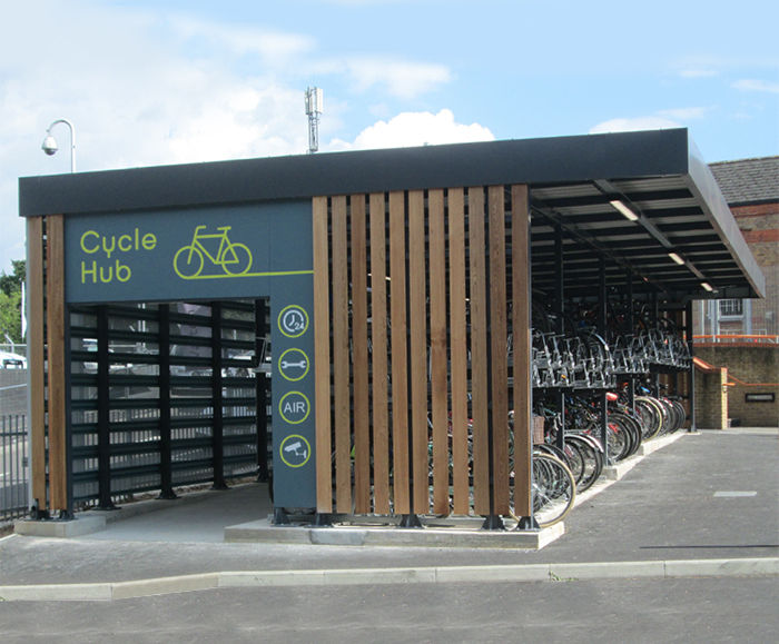 Cycle hubs - bespoke design, manufacture, installation | Images