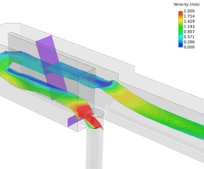 Inlet flow design optimisation using CFD modelling | Fluid Group