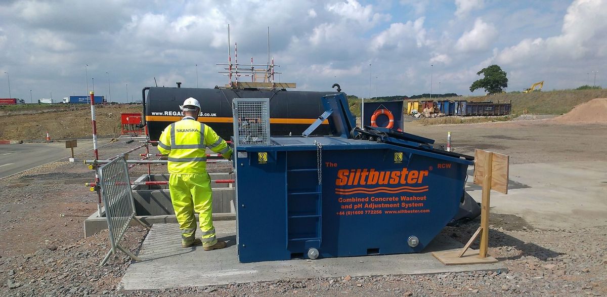 RCW (Roadside Concrete Washout System) | Siltbuster | ESI Enviropro
