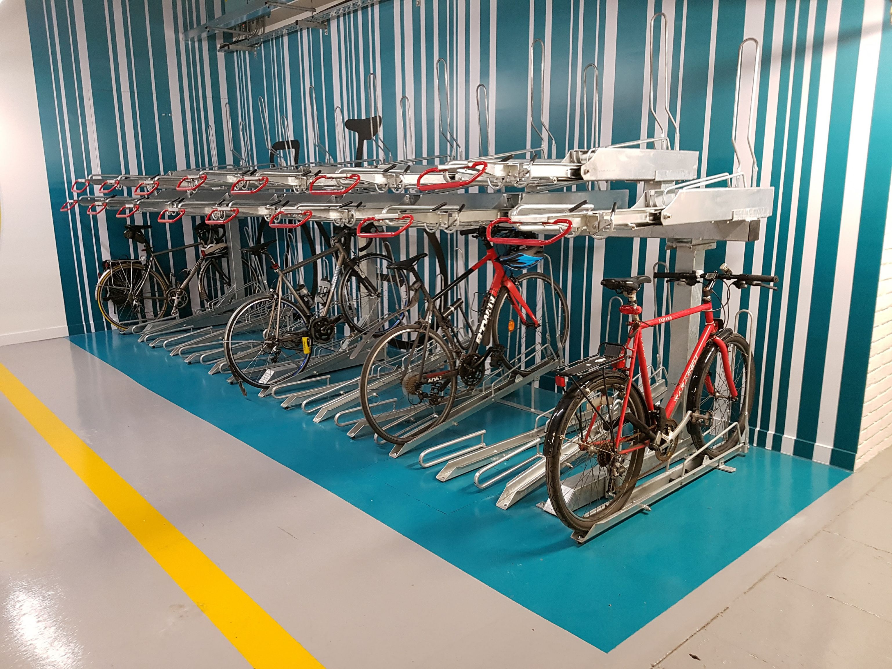 Josta 2-tier cycle rack | Cycle-Works | ESI External Works