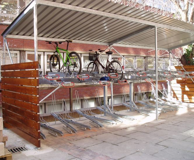 Josta 2-tier cycle rack | Cycle-Works