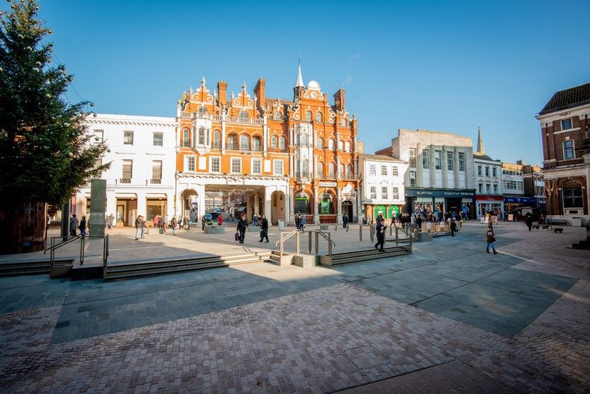High-performance paving mortars for Ipswich town centre | Images