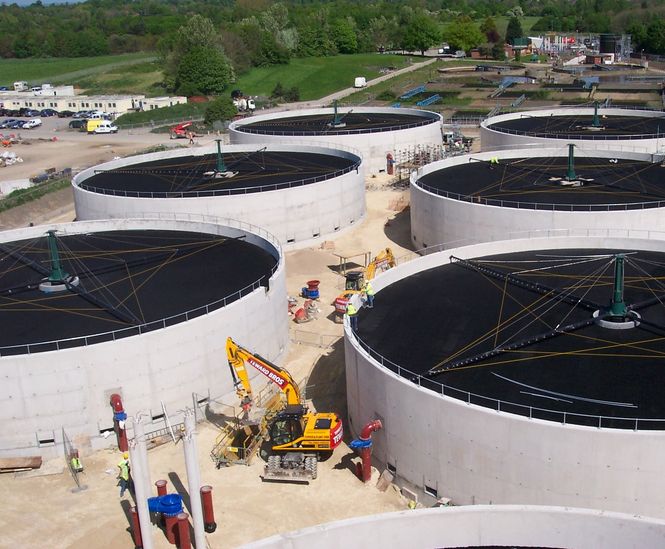 BIOdek™ cross flow media for sewage treatment works | Brentwood Europe