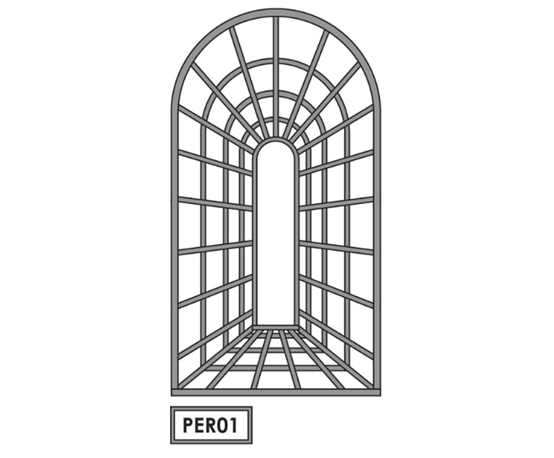 Perspective trellis panels | Vertopia Gardens | ESI External Works