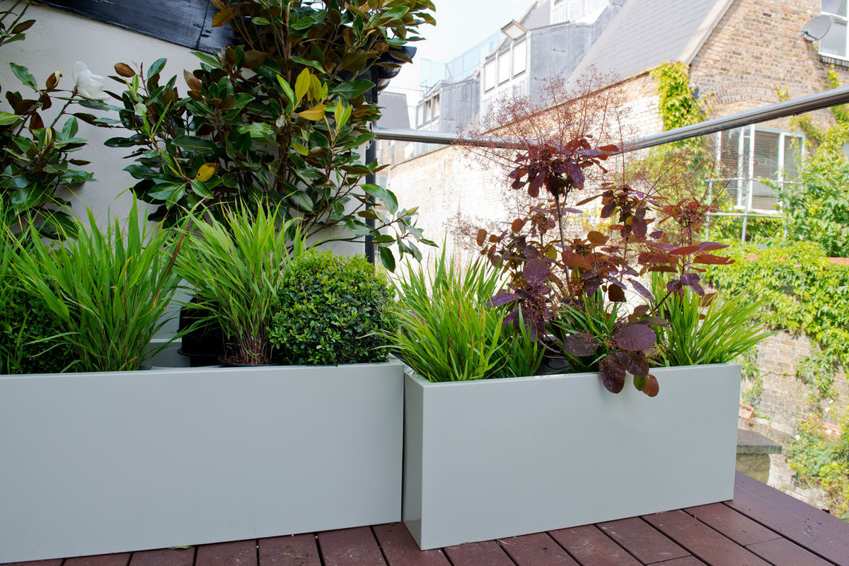 Images for Bespoke modular planters for small intimate garden