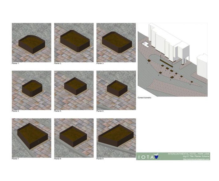 Images for CAD design services - street planters and furniture