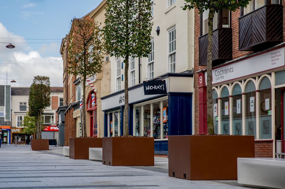 Images for Bespoke tree planters for public realm improvements