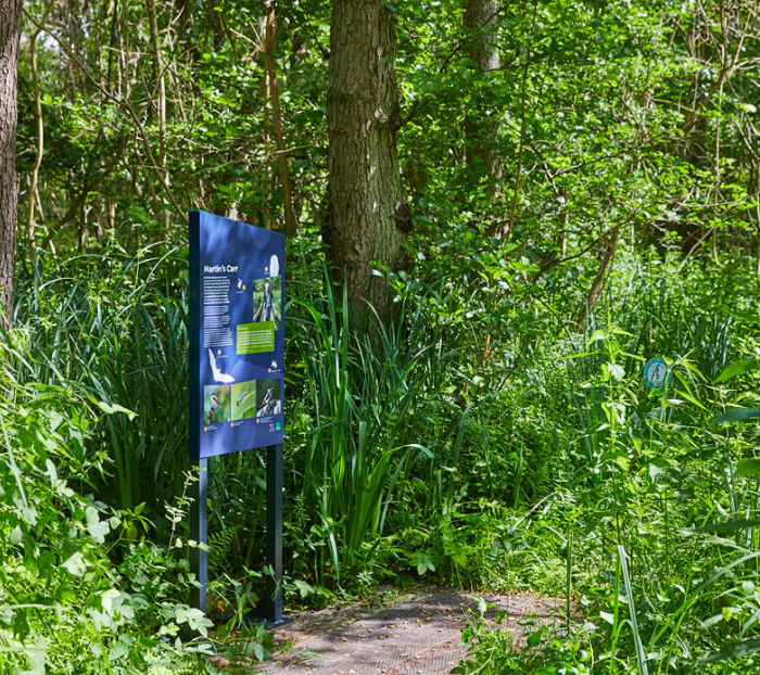 Images for Bespoke weatherproof metal signage for wetland trail