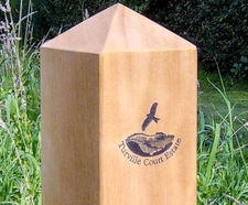 Oxford Waymarker Post - timber posts for marking trails | Landmark