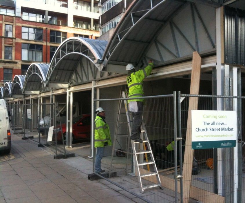 Bespoke market stall buildings | DP Structures | ESI Building Design