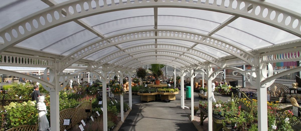 Images for Bespoke trellis arched canopies