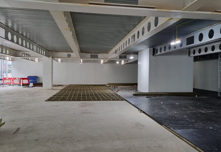 Temporary fire-resistant hoarding for construction site | Westgate ...