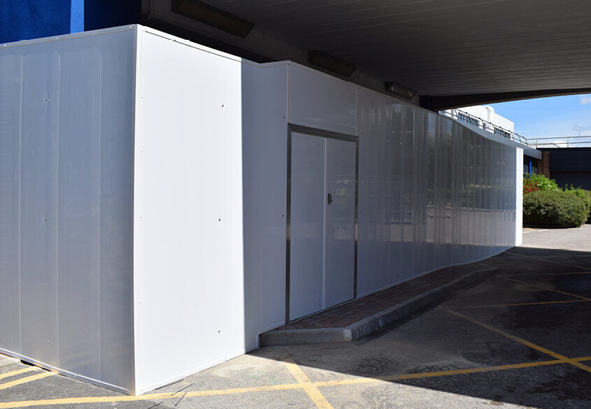 Images for Temporary external site hoard for campus refurbishment