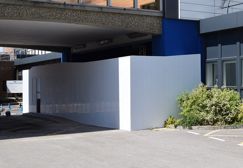 Images for Temporary external site hoard for campus refurbishment