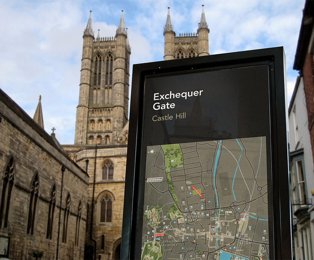 Smart City pedestrian wayfinding system - Lincoln | fwdesign | ESI ...