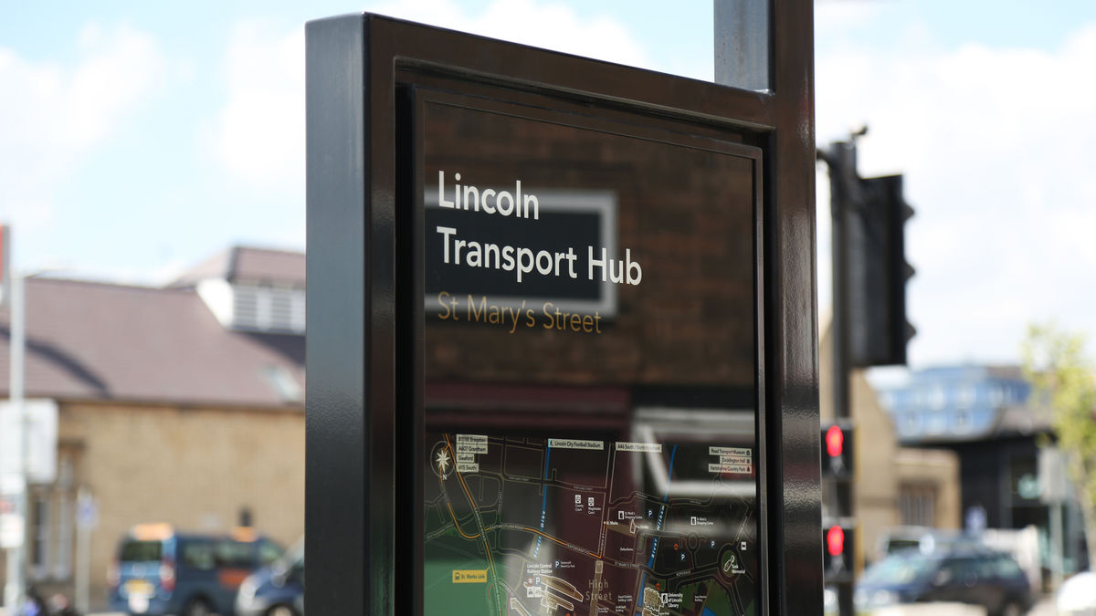 Smart City pedestrian wayfinding system - Lincoln | fwdesign | ESI ...