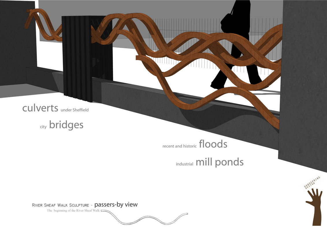 Images for Sculpture and information wheels for River Sheaf Walk
