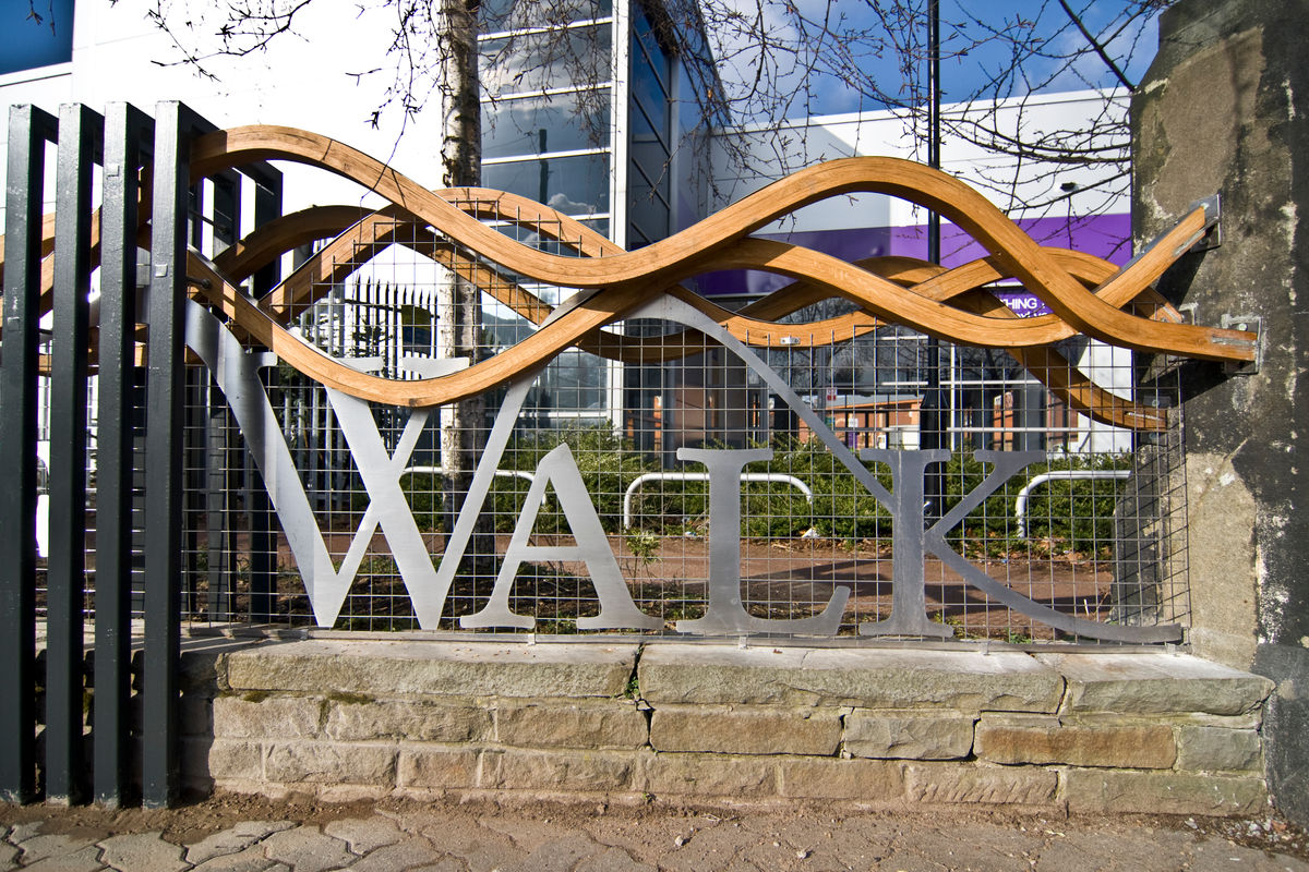 Images for Sculpture and information wheels for River Sheaf Walk