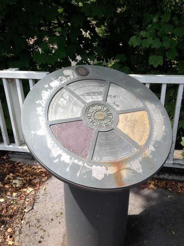 Images for Sculpture and information wheels for River Sheaf Walk