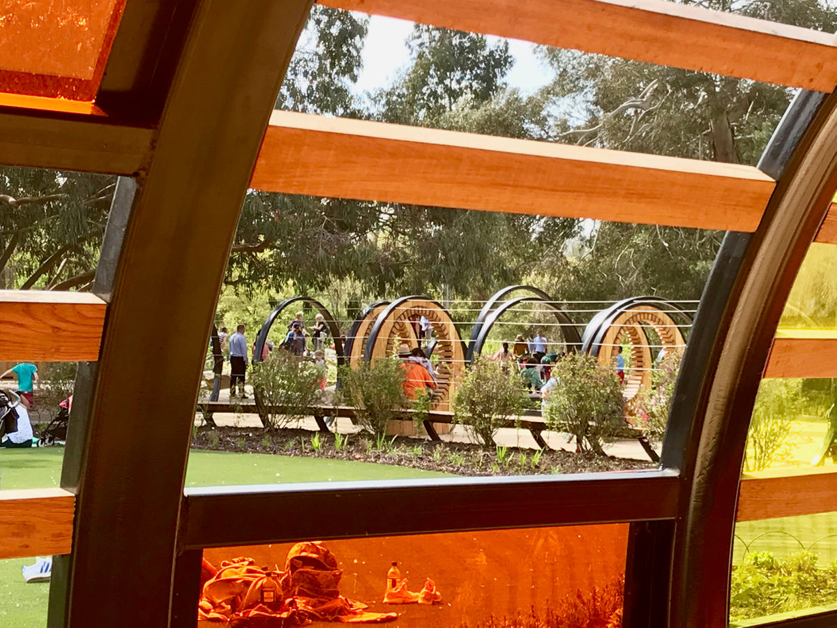 Sculptural hoop structures for Children's Garden, Kew | Handspring ...