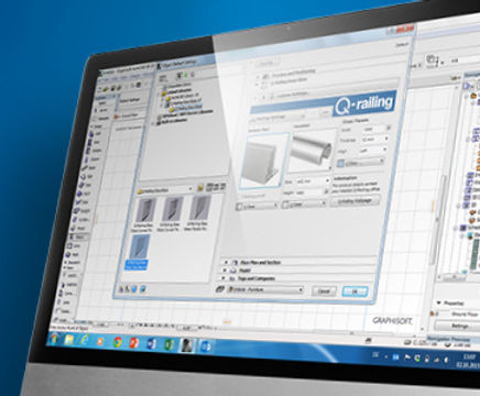 BIM objects available for Easy Glass balustrades | Q-railing