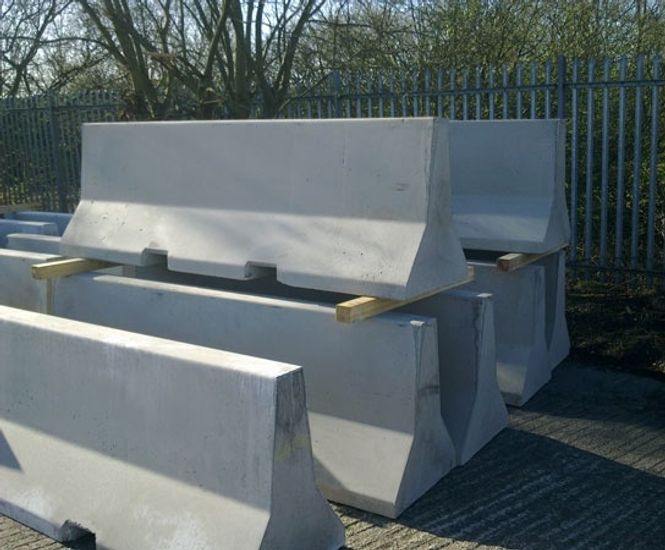 Jersey interlocking concrete safety / security barriers | Elite Precast ...