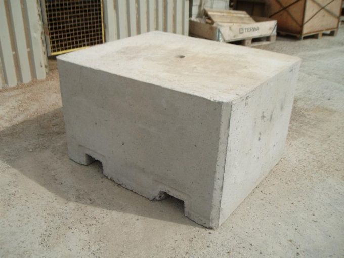Precast concrete security blocks | Images