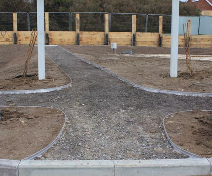 Images for AluExcel pathway edging for Seaview Village holiday park